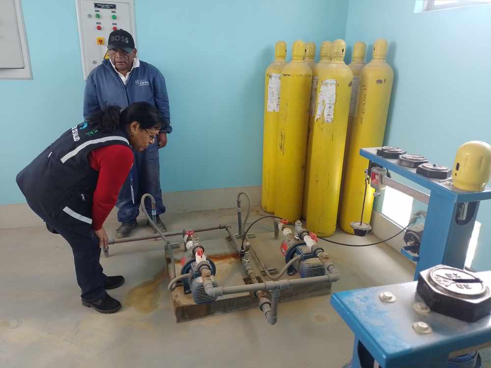 DIRESA JUNÍN REALIZA INSPECCIÓN ESPECIALIZADA A PLANTA DE TRATAMIENTO DE AGUA DE TORRE TORRE ...